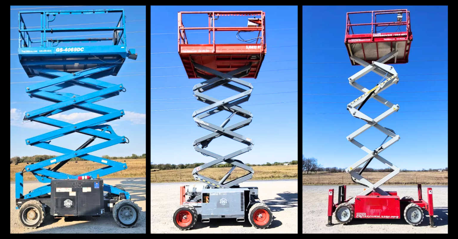 How to Choose the Right Rough Terrain Scissor Lift - The Lift Bros Inc.